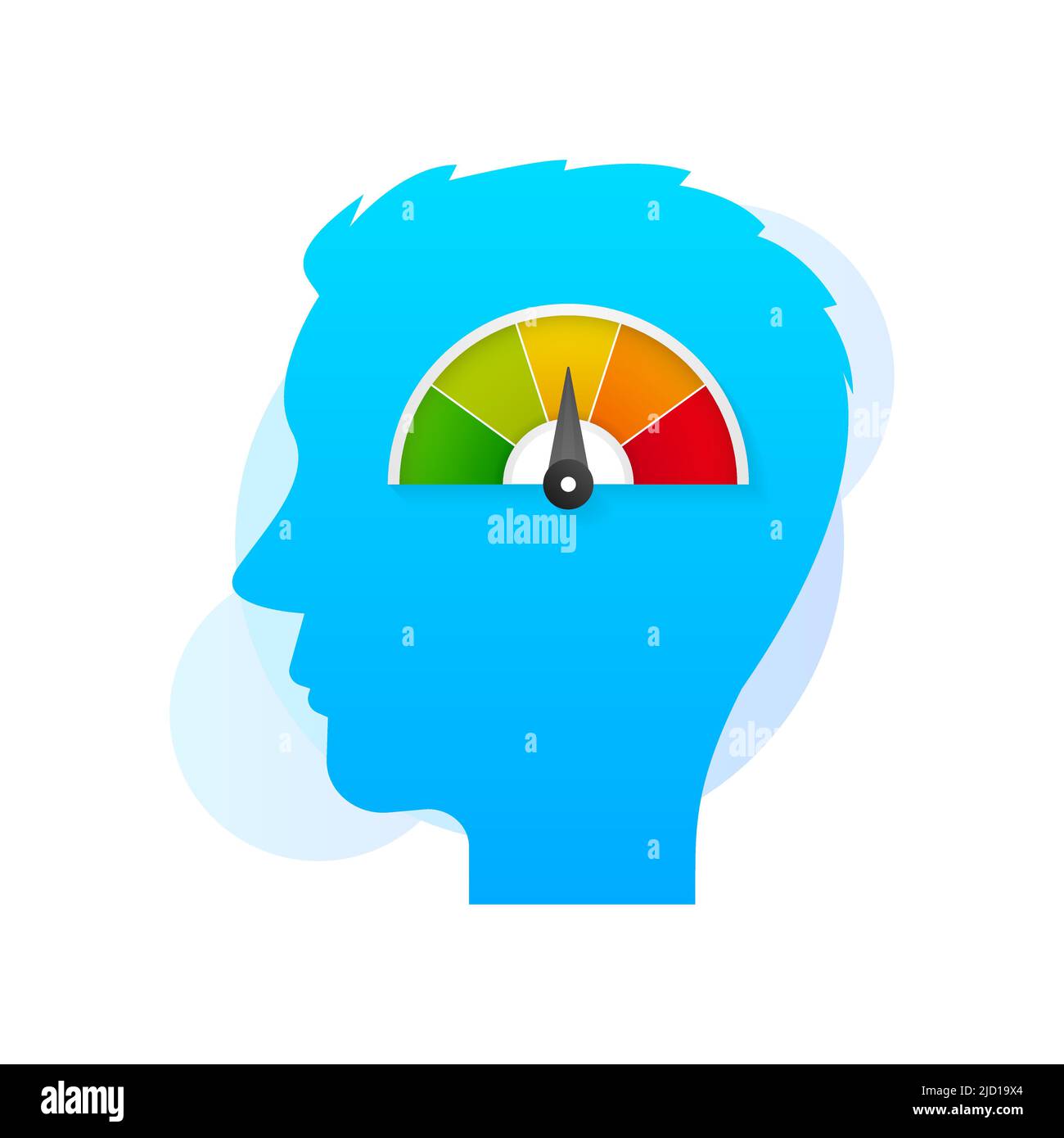 Credit score meter with different color vector concept isolated on ...
