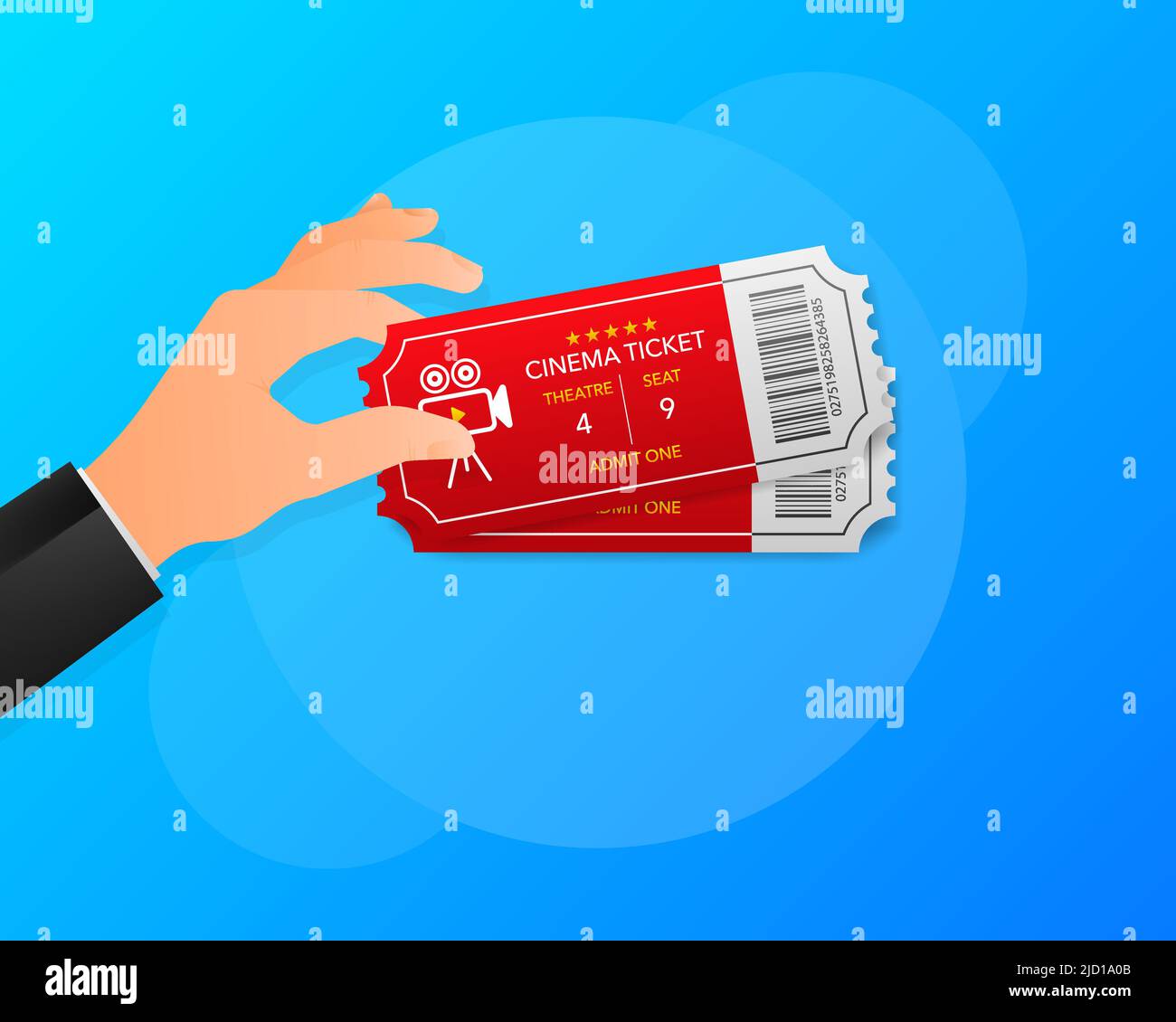 White entrance ticket hi-res stock photography and images - Alamy