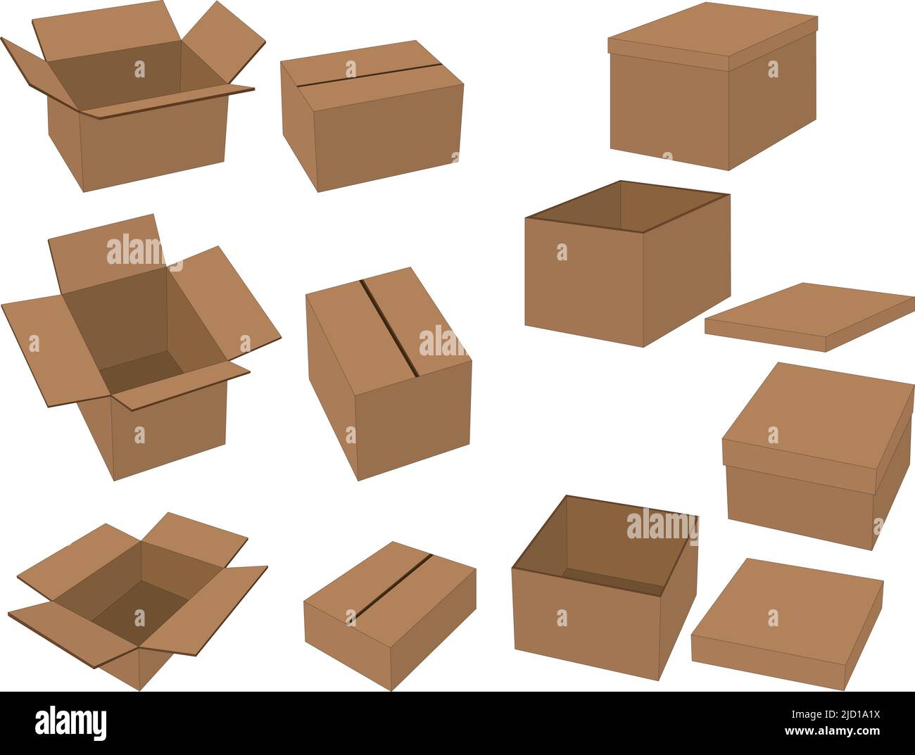 Types of mail Stock Vector Images - Alamy