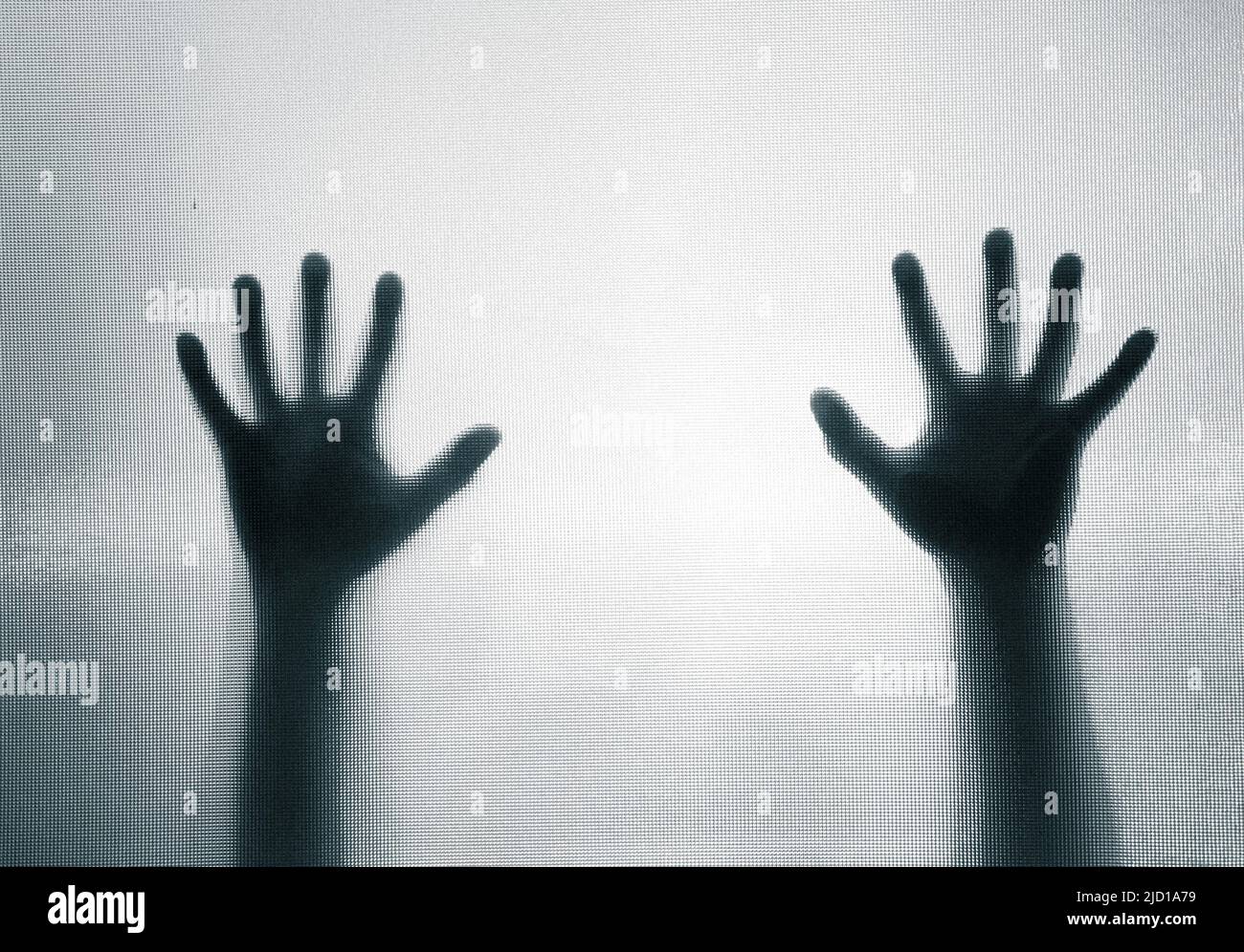 Shadowy figure woman ghost hi-res stock photography and images - Alamy