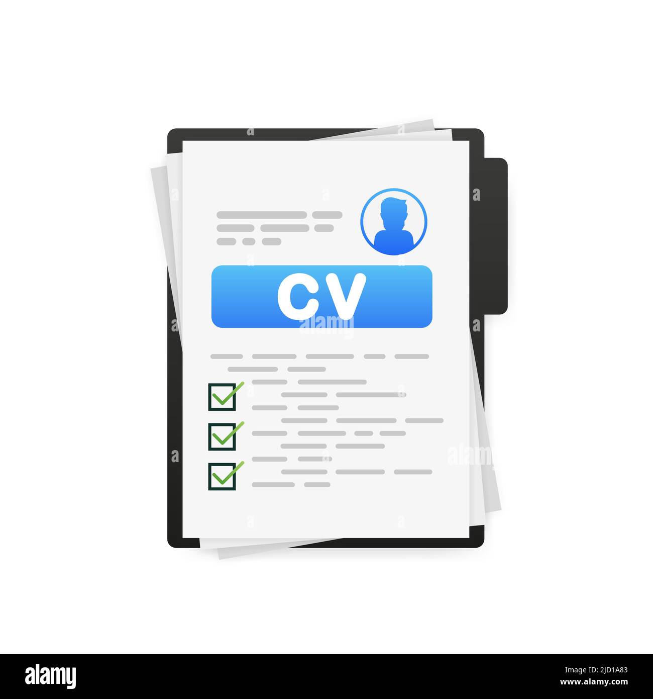 Cv business card Cut Out Stock Images & Pictures - Alamy