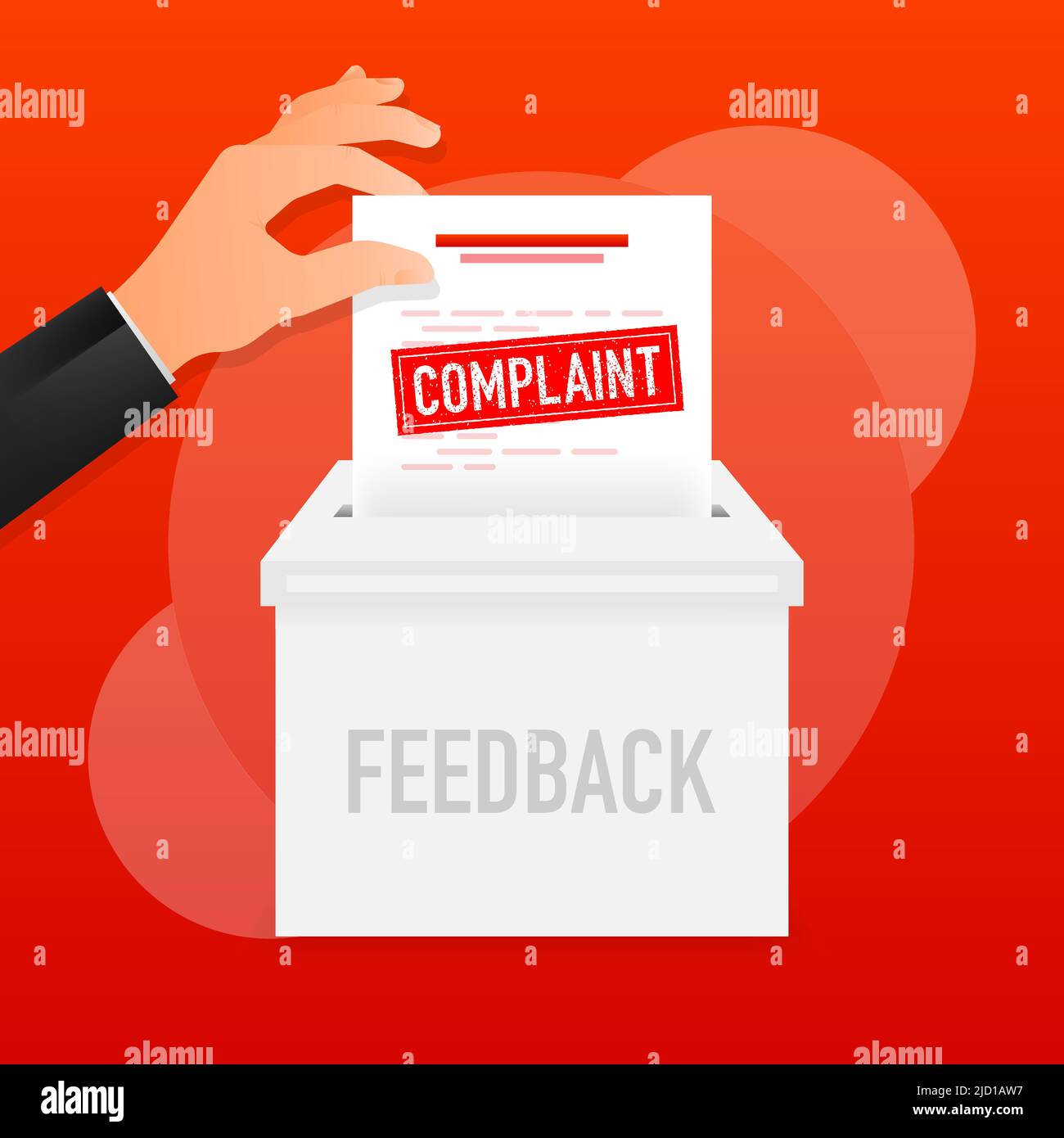 Complaint, great design for any purposes. Flat vector illustration ...