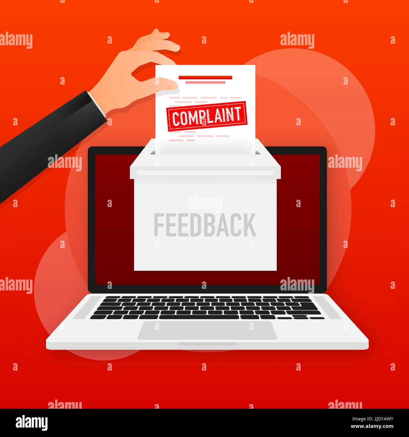 Complaint, great design for any purposes. Flat vector illustration ...