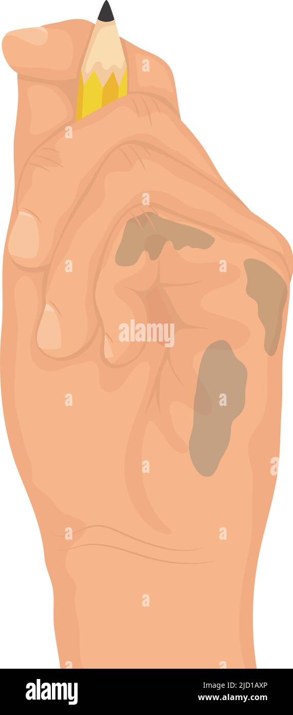Graphite pencil right Stock Vector Images - Alamy