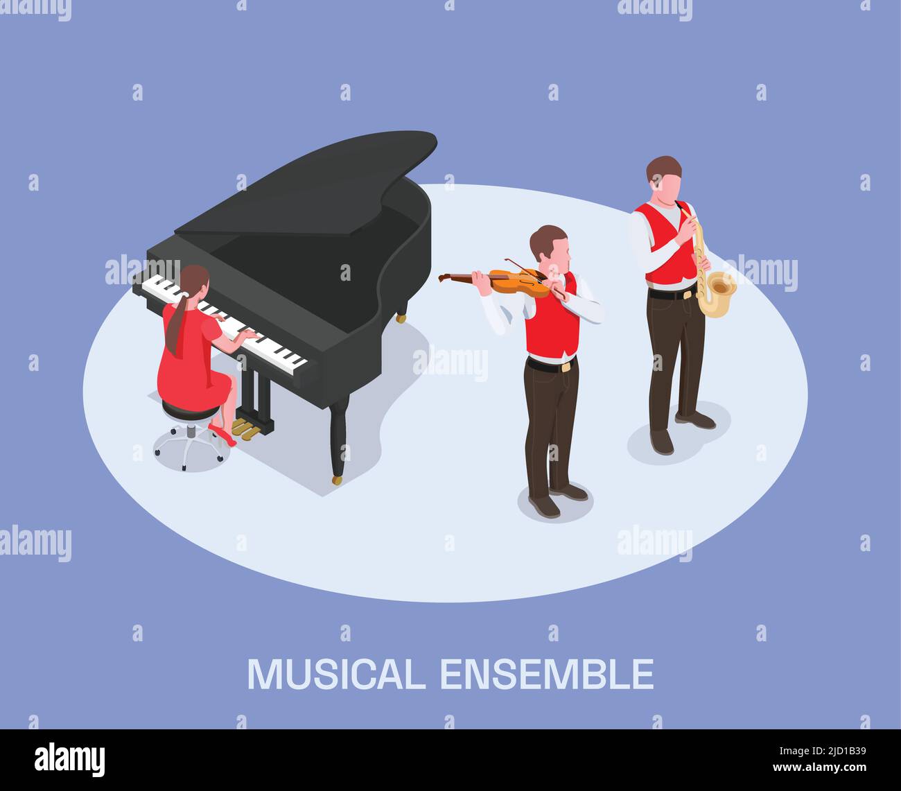 Creative people professions artist isometric composition with text and ...