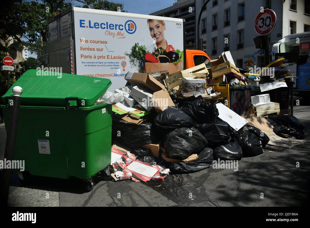 The streets of Paris have been littered with rubbish bins since the ...