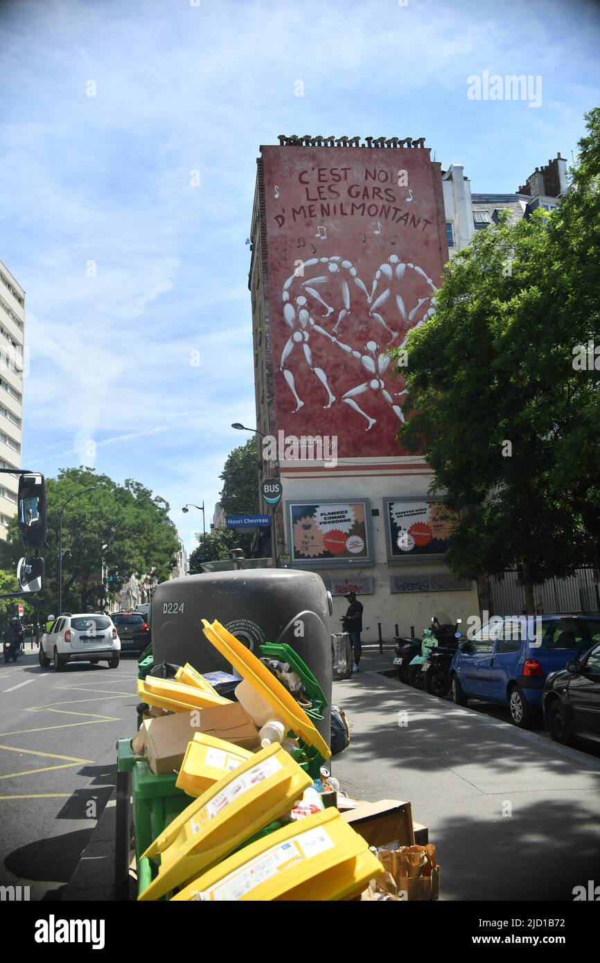 The streets of Paris have been littered with rubbish bins since the ...