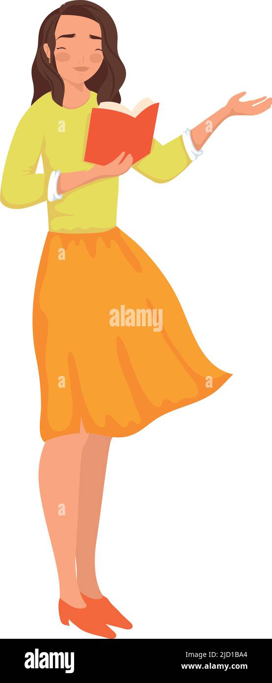 professional female teacher worker character Stock Vector Image & Art ...