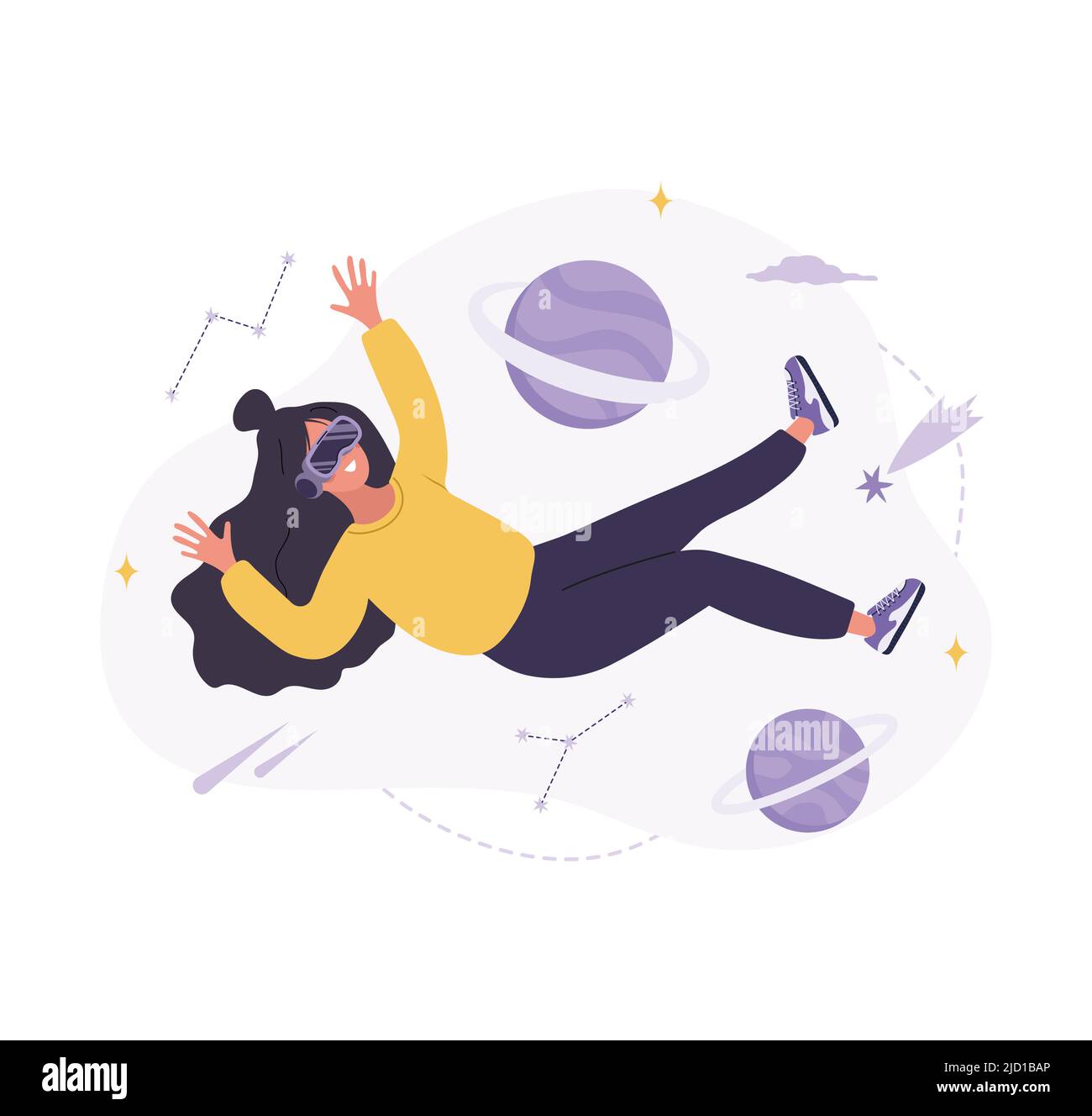 Outer visual space Stock Vector Images - Alamy