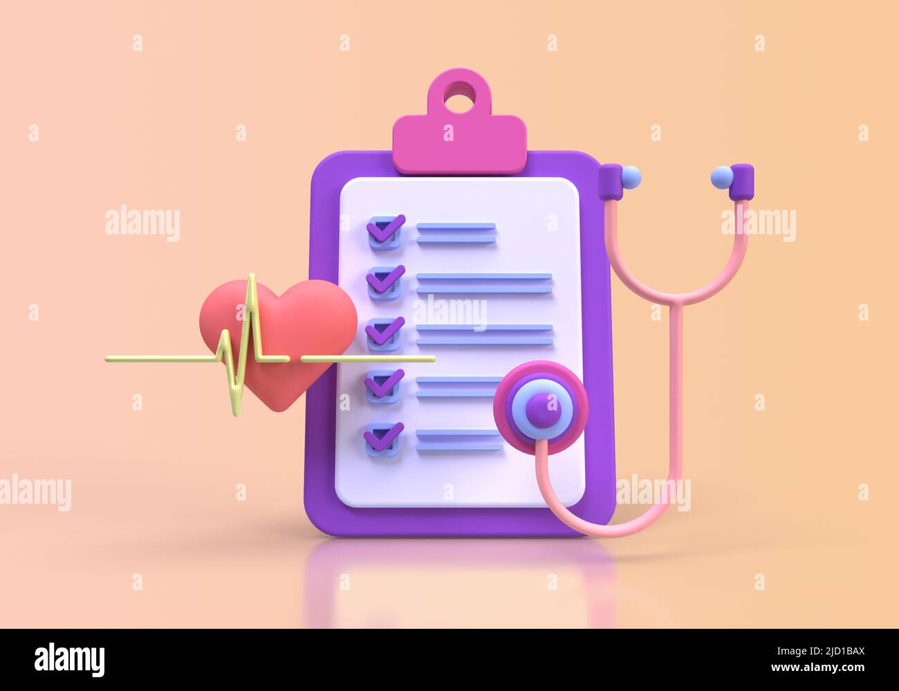 Medical check up concept illustration Landing page template for ...