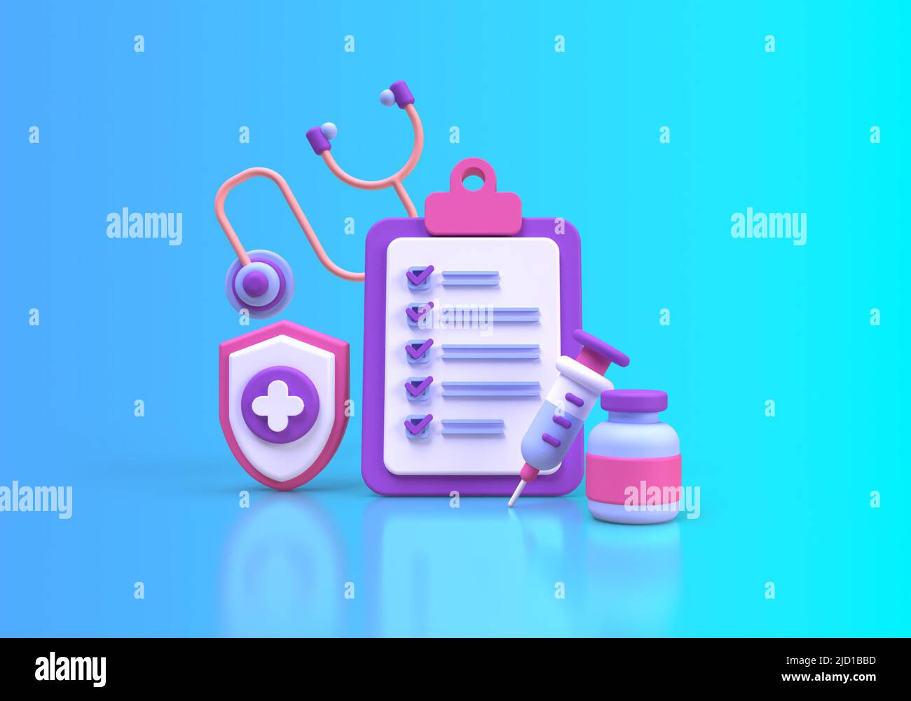 Medical check up concept illustration Landing page template for ...