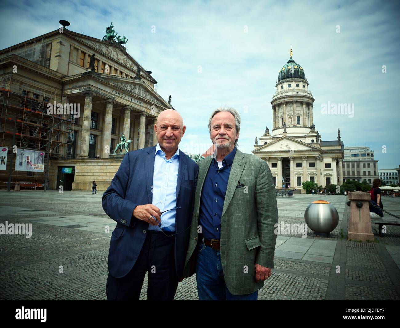 Berlin, Germany. 16th June, 2022. The organizers Mario Hempel and ...