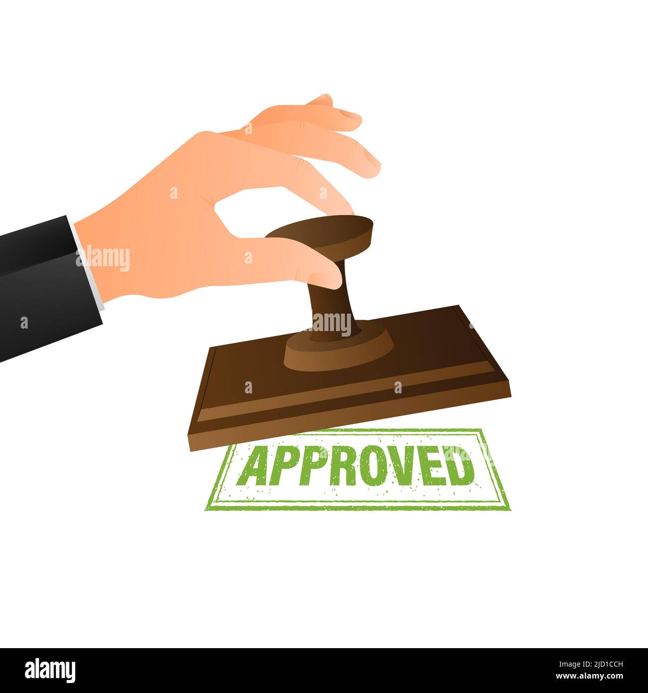 Modern approved stamp, great design for any purposes. Check mark icon ...