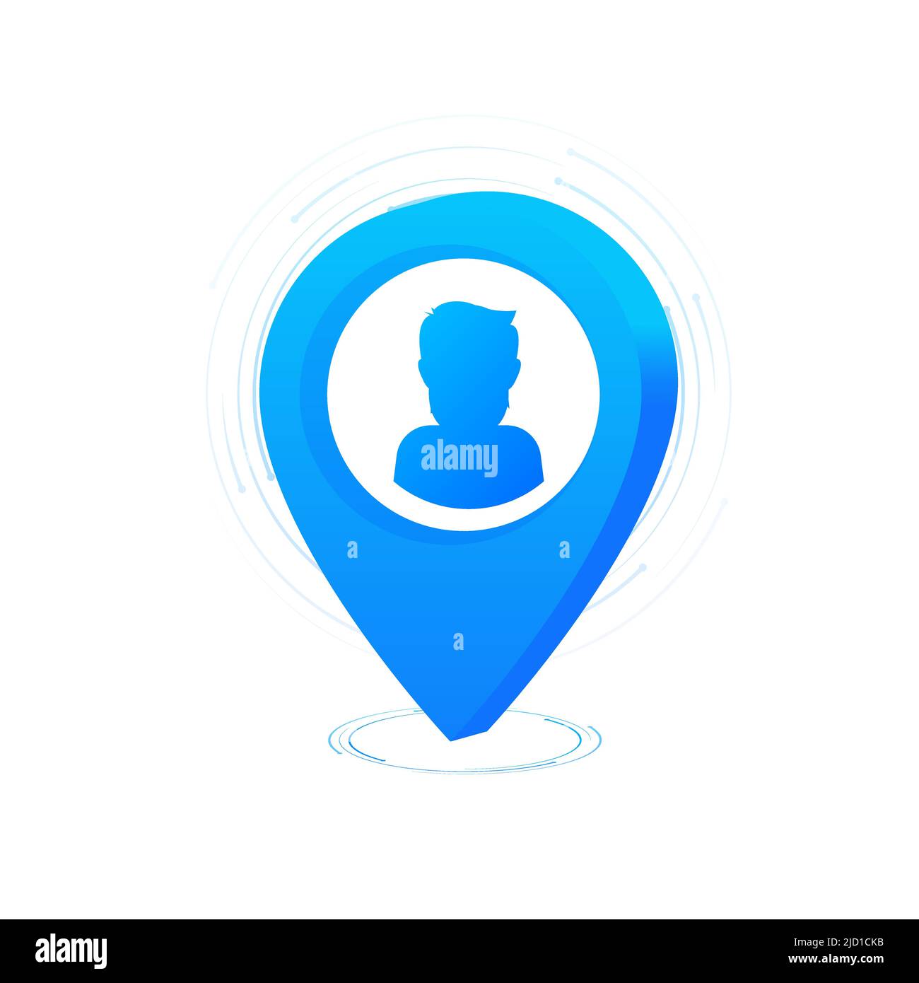 Map search people 3d Stock Vector Images - Alamy
