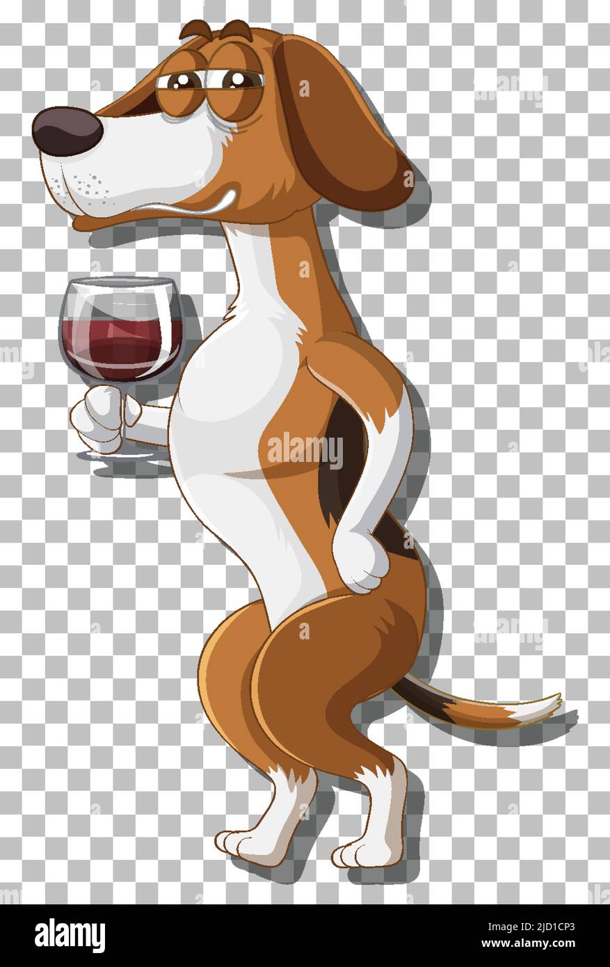 Beagle dog cartoon character illustration Stock Vector Image & Art - Alamy