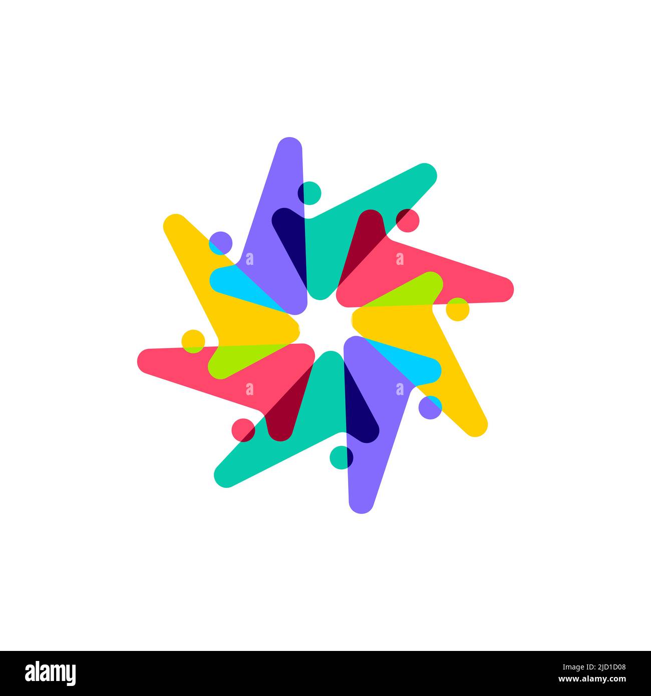 Business icon, association of people. Group of people, diversity ...