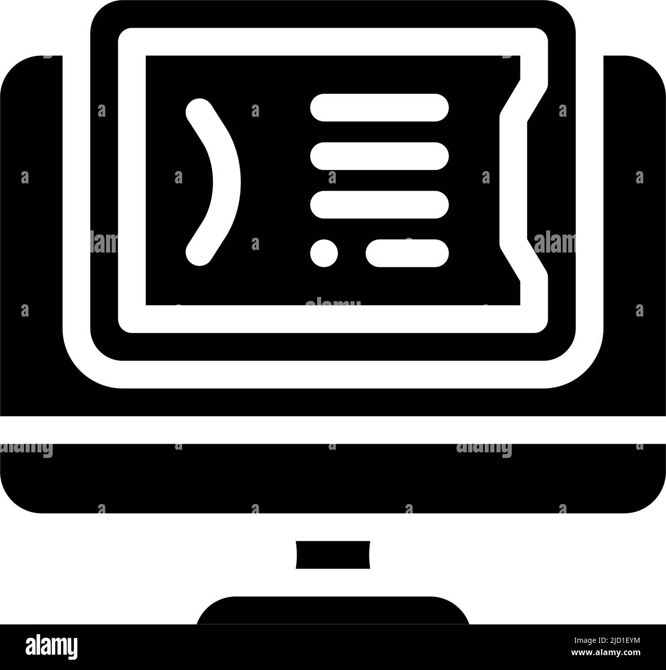 digital bank safe glyph icon vector illustration Stock Vector Image ...