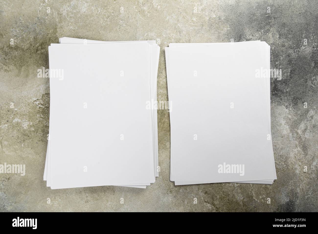 Blank flyer poster a4 or a5 paper isolated on grunge, place for your ...