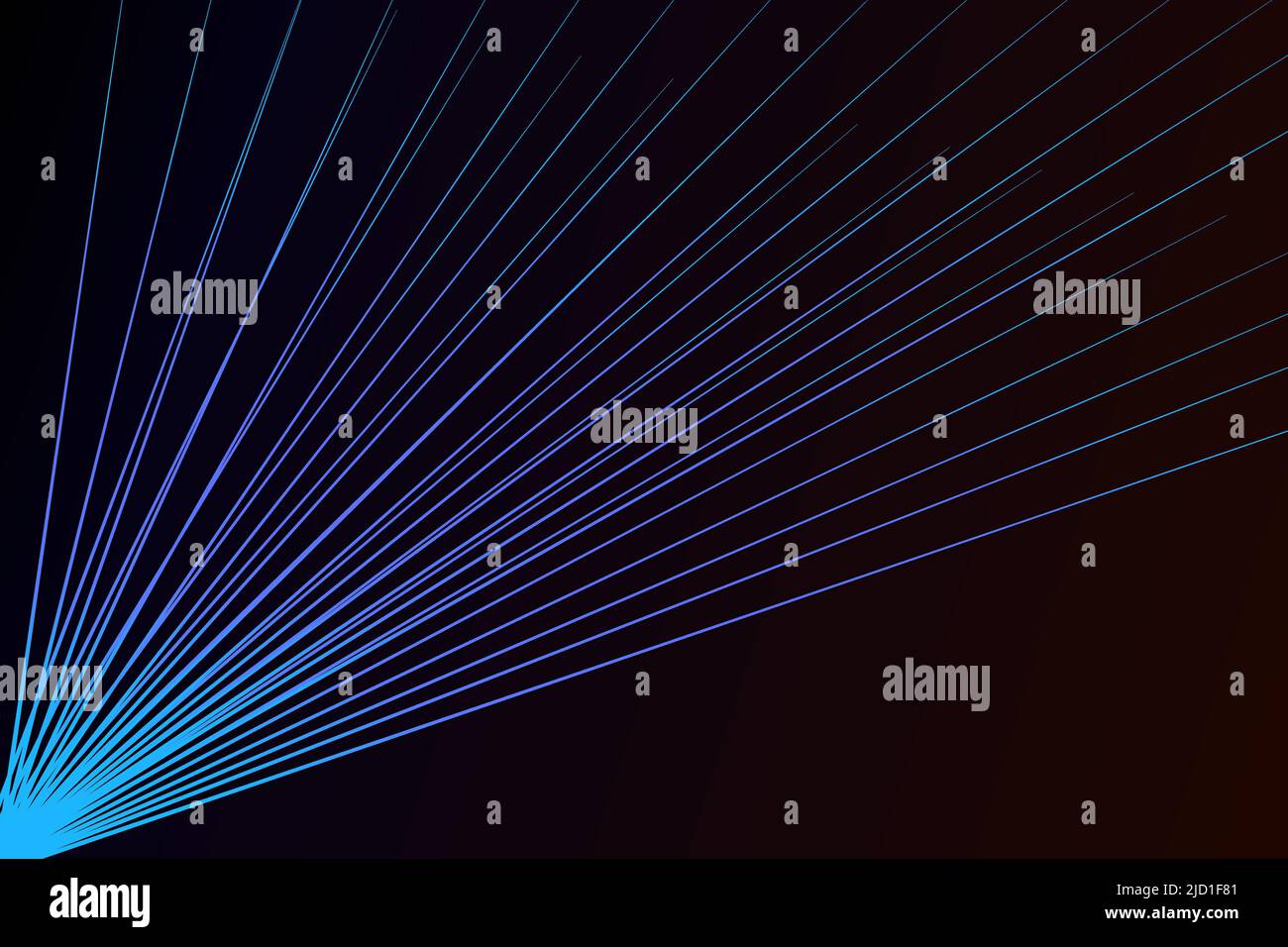 Laser field.Intersecting glowing laser security beams on a dark ...