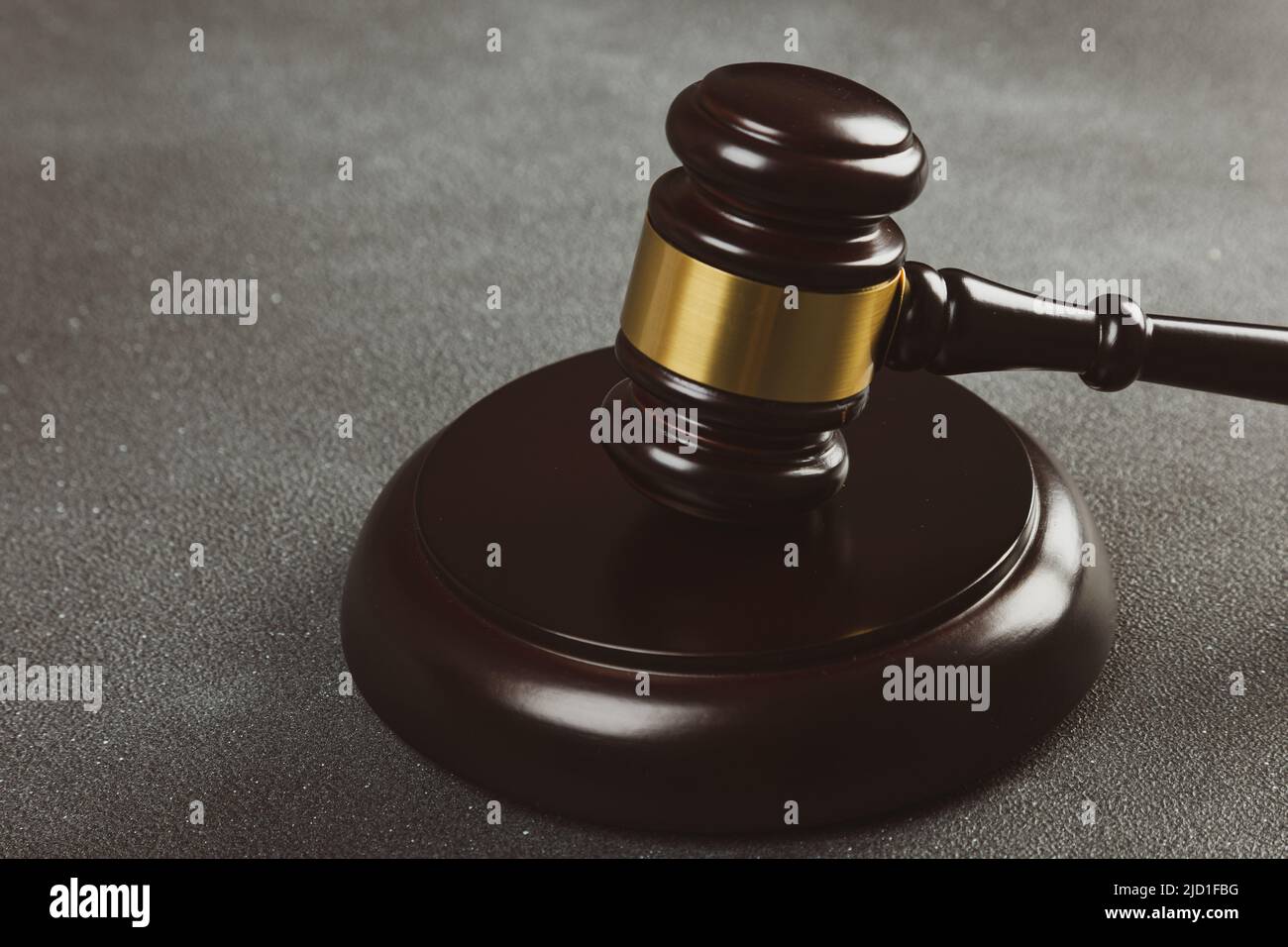 Judge's gavel on dark background, top view. Law concept Stock Photo - Alamy