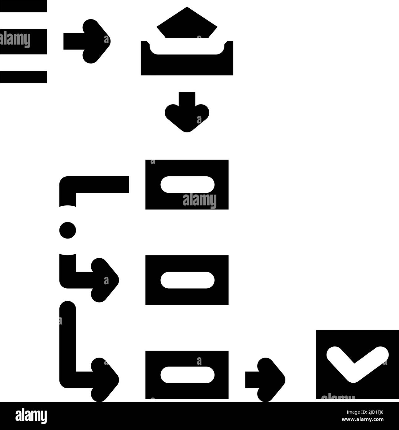 campaign production deployment glyph icon vector illustration Stock ...
