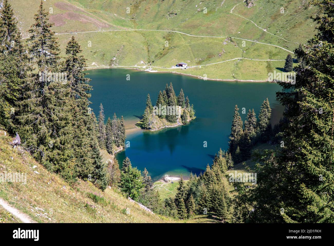 Hinterstockensee, Stockhorn, Erlenbach im Simmental, Bern, Switzerland ...