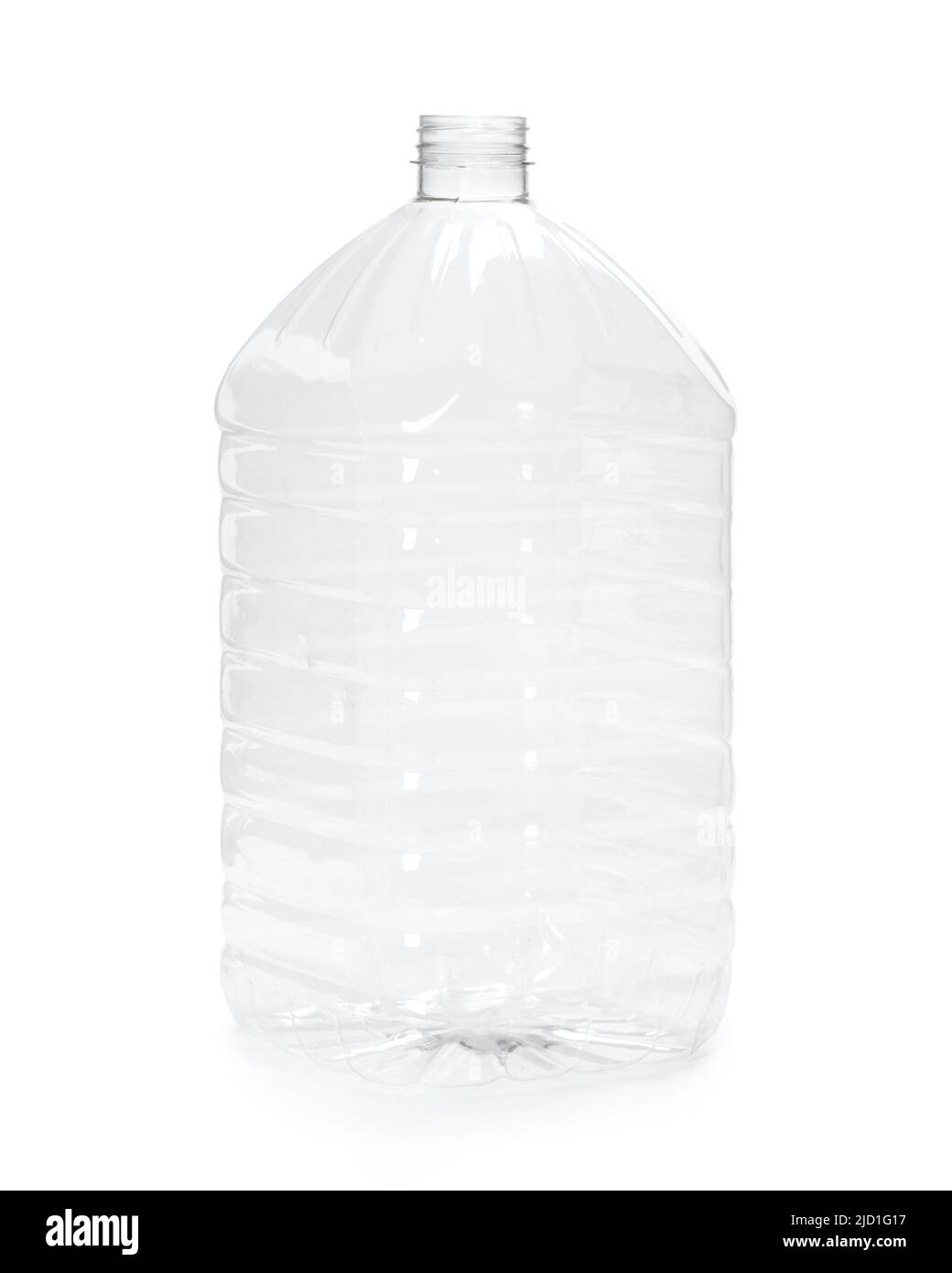 empty new plastic bottle isolated on white background Stock Photo - Alamy