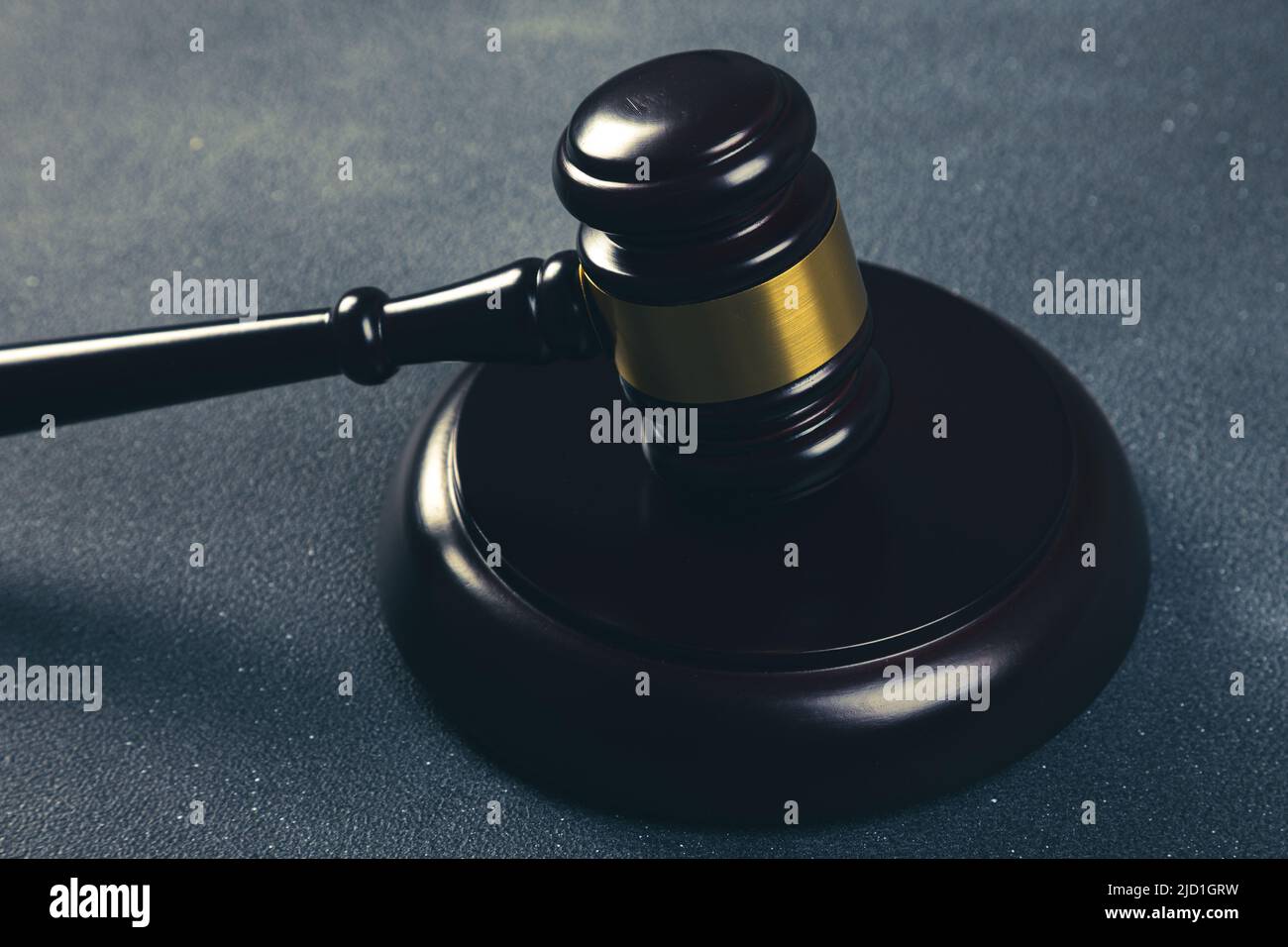 Judge's gavel on dark background, top view. Law concept Stock Photo - Alamy