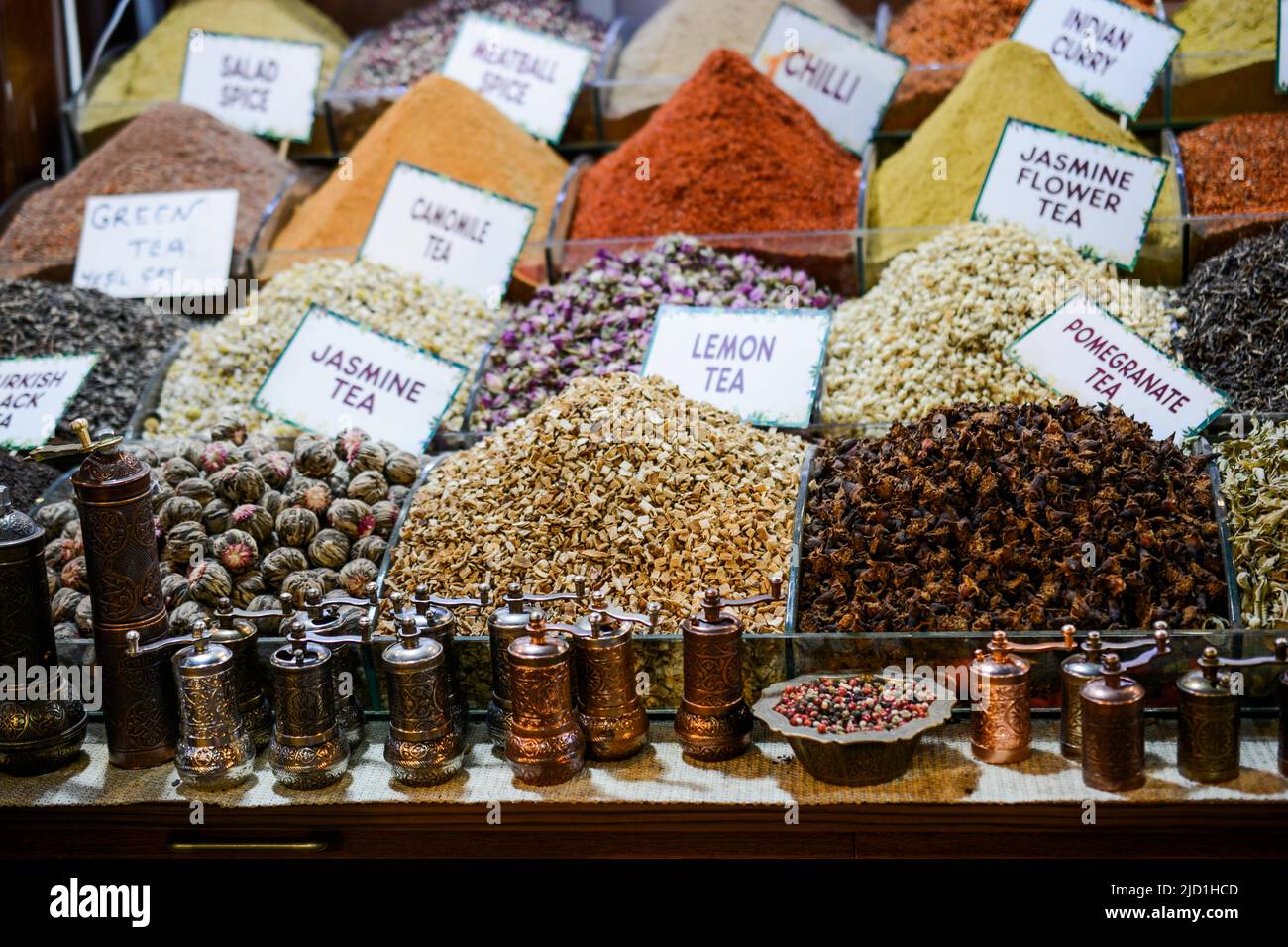 Spices and at the Spice Market in Istanbul Stock Photo - Alamy