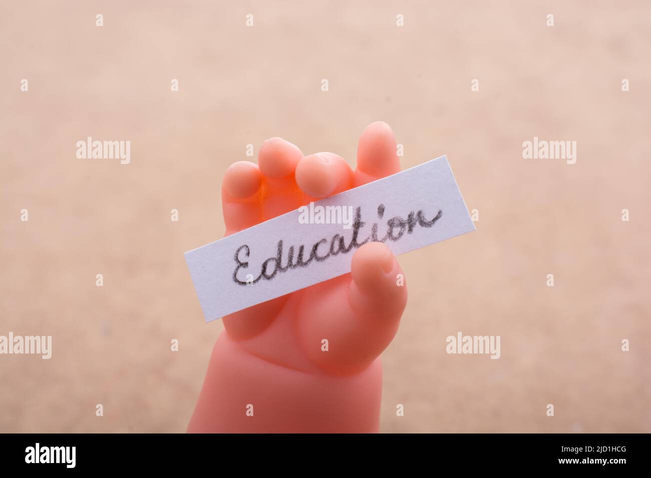 Back to school theme with education title Stock Photo - Alamy