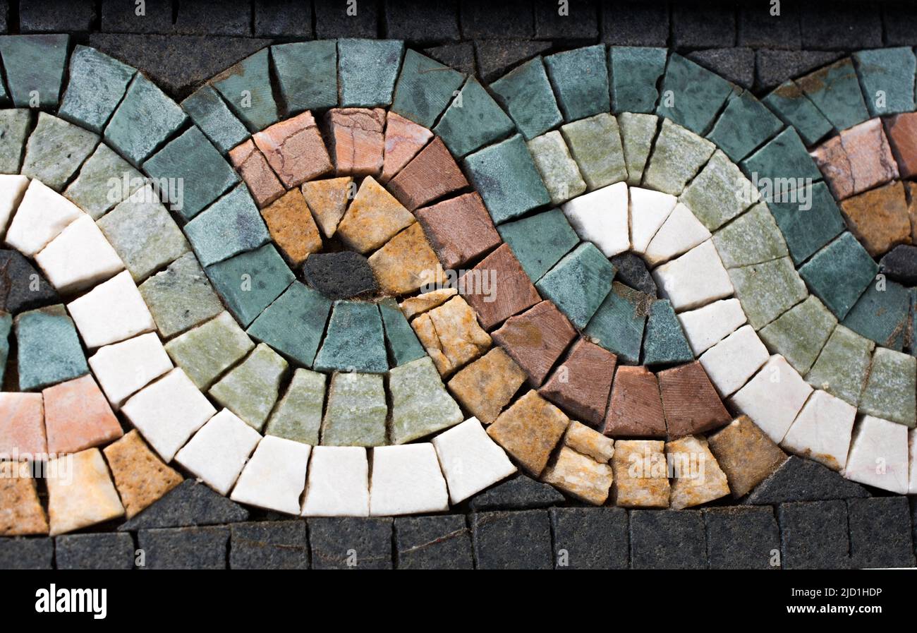 Different mosaic textures made with colorful mosaic Stock Photo - Alamy