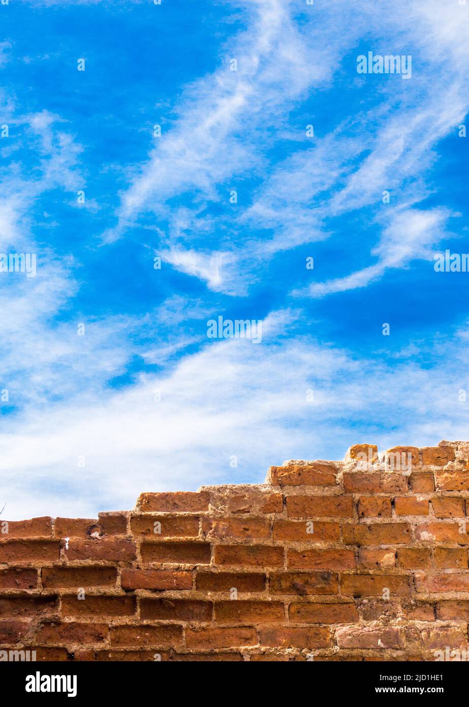 Old grunge brick wall as a background Stock Photo - Alamy