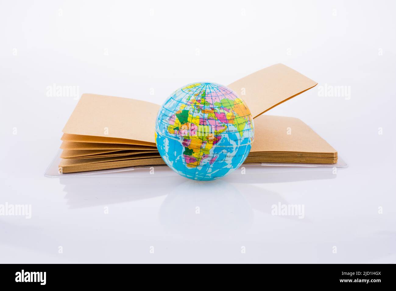 Globe notebook hi-res stock photography and images - Alamy