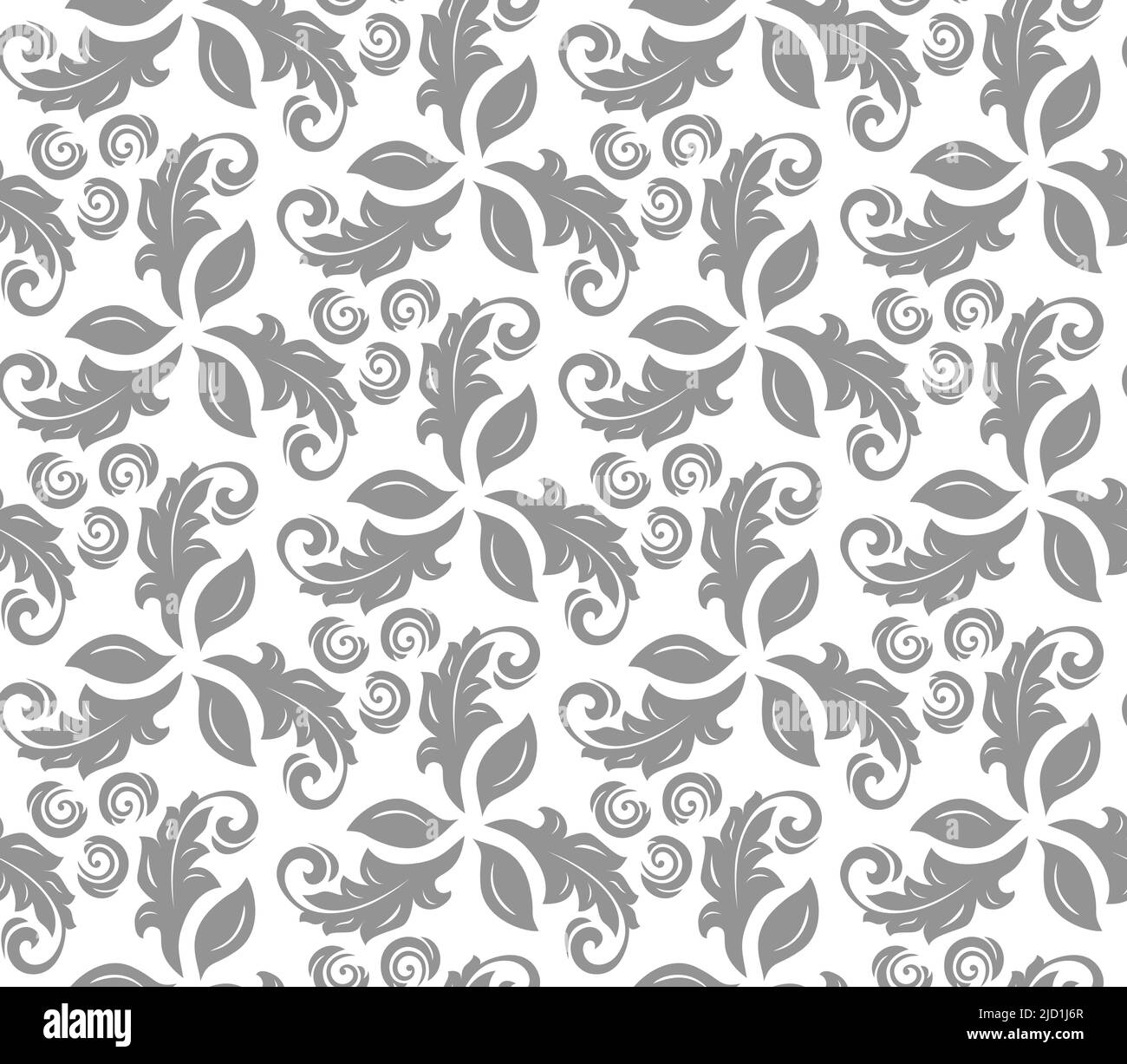Floral vector ornament. Seamless abstract classic background with ...