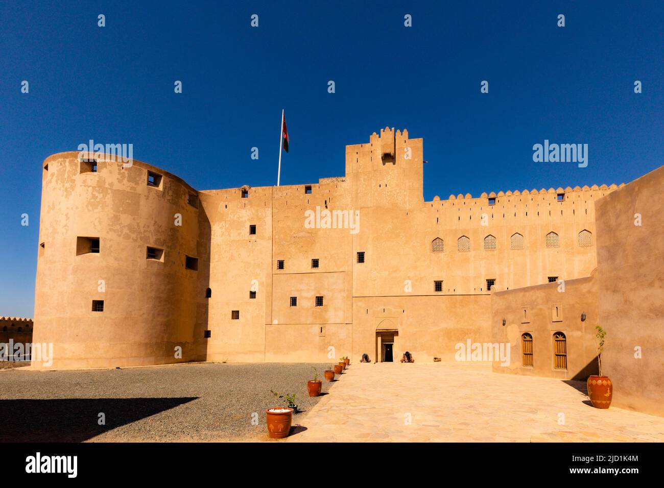 Jibreen Castle or Jabreen Castle, Sultanat of Oman Stock Photo - Alamy