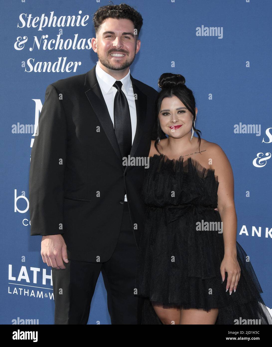 Los Angeles, USA. 16th June, 2022. (L-R) Alex Vesia and Kayla Howard at ...