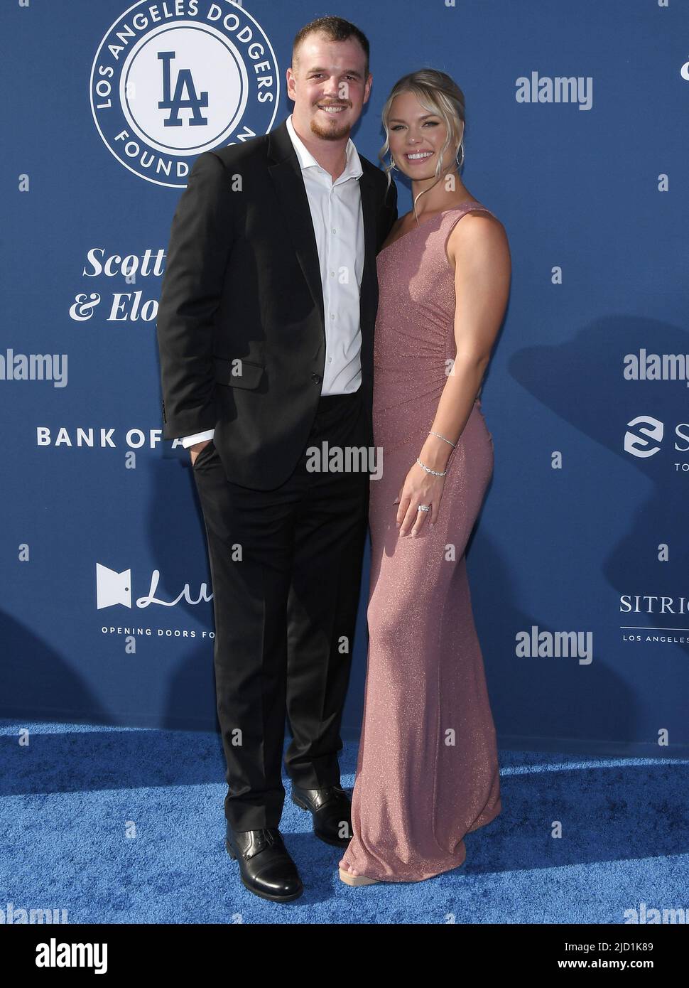 Los Angeles, USA. 16th June, 2022. (L-R) Caleb Ferguson and Carissa ...