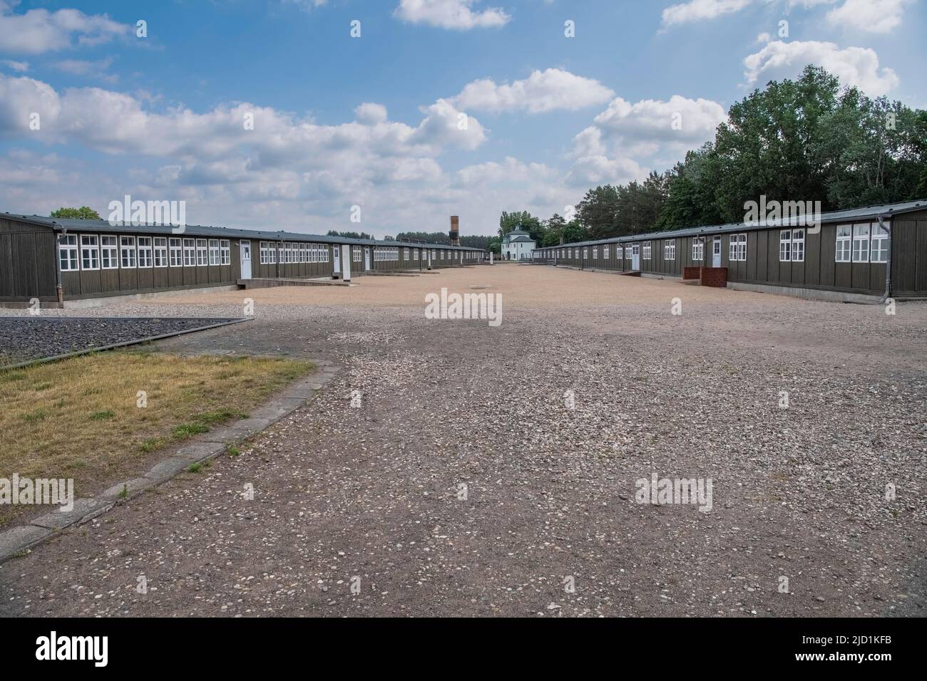 Sachsenhausen camp infirmary barrack hi-res stock photography and ...