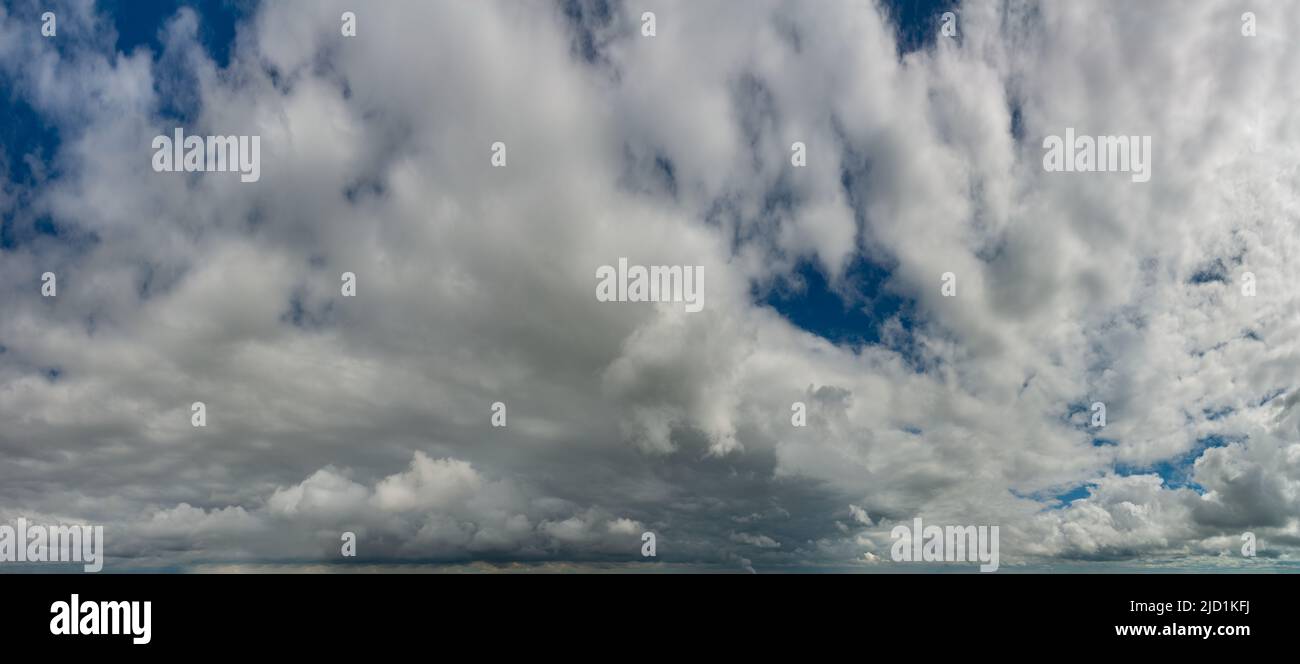 Fantastic soft clouds, natural sky composition, wide panorama Stock ...