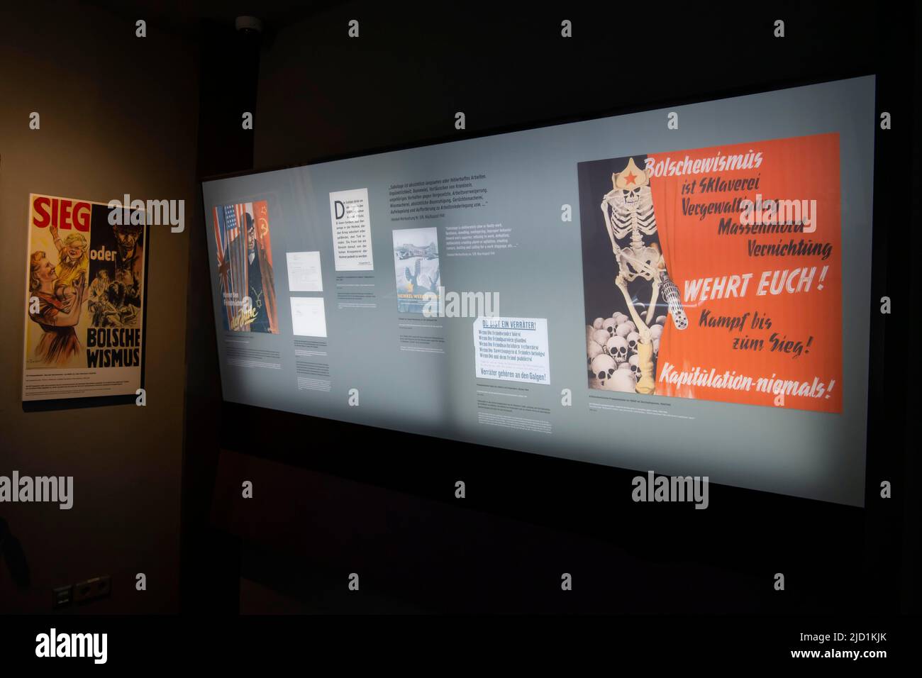 Exhibition in the former residence of the camp commandant, memorial ...