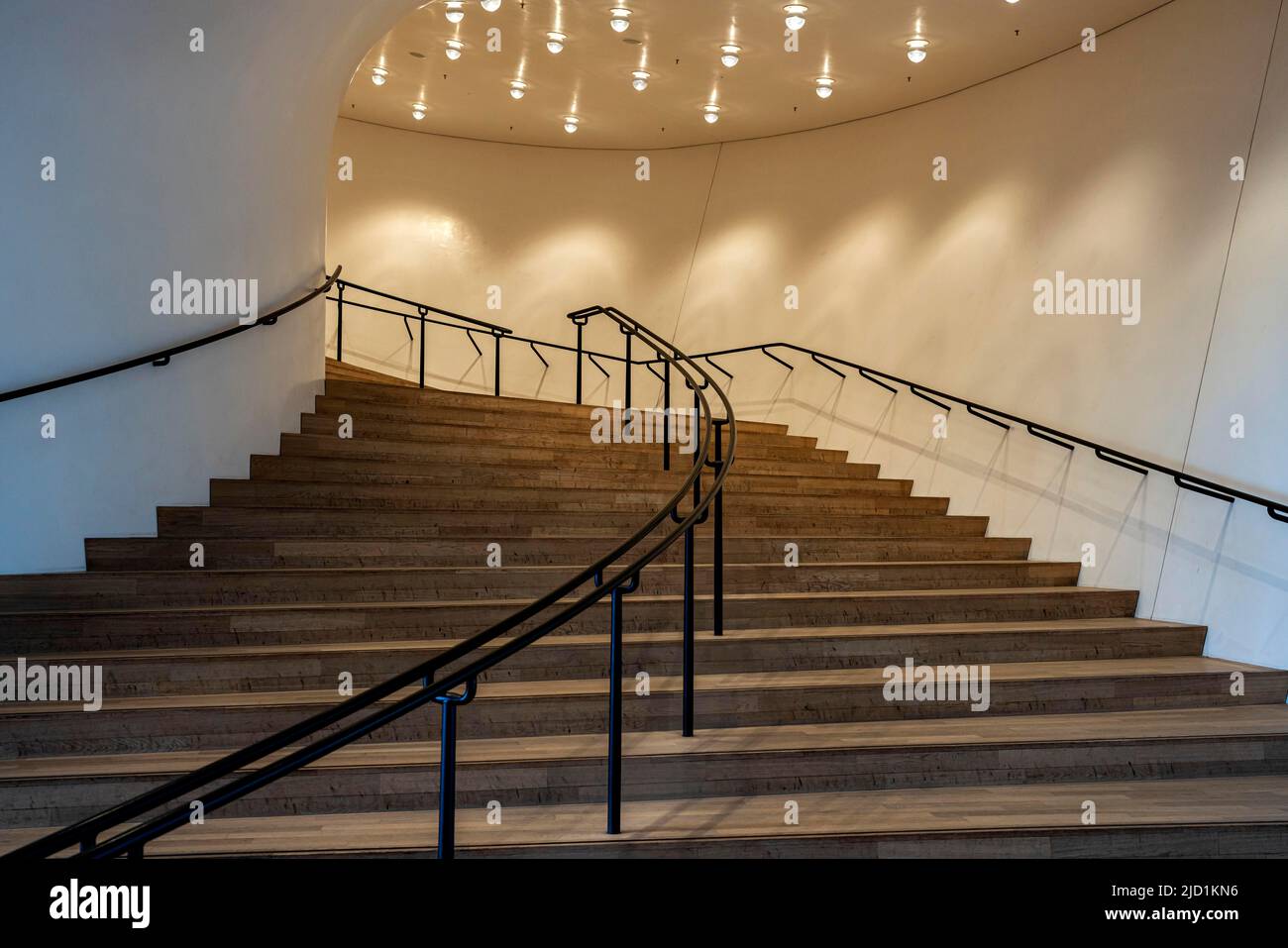 Interior design, staircases to the concert halls, Elbe Philharmonic ...