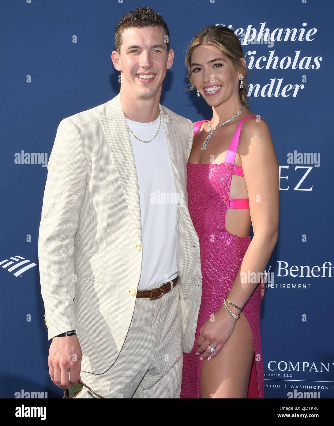 Los Angeles, USA. 16th June, 2022. (L-R) Walker Buehler and McKenzie ...