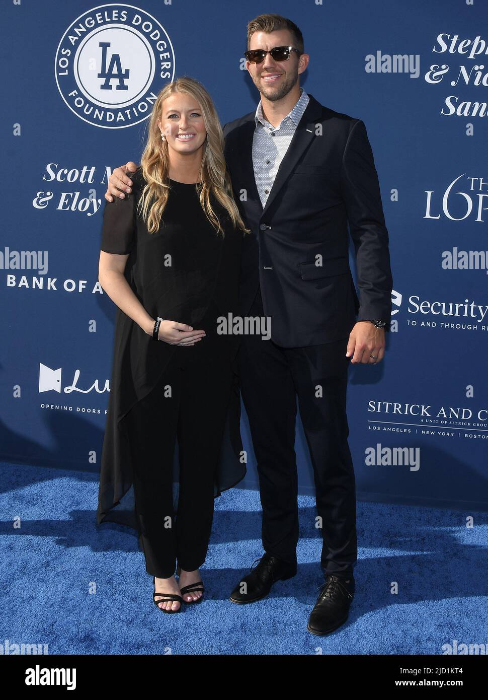 Los Angeles, USA. 16th June, 2022. (R-L) Tyler Anderson and Wife at the ...