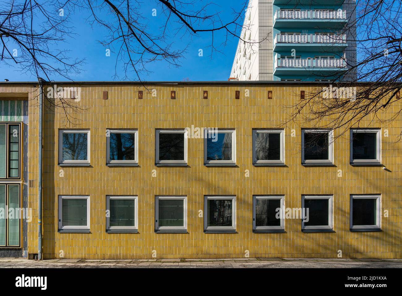 Architecture at Straussberger Platz in Mitte, Berlin, Germany Stock ...