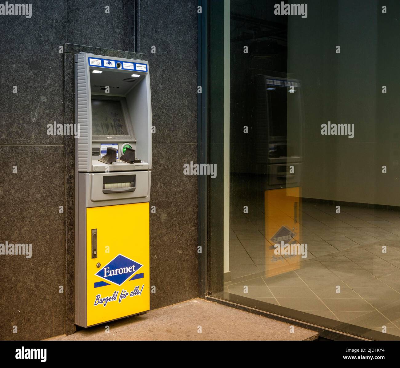 Euronet ATM on Kurfuerstendamm, Berlin, Germany Stock Photo - Alamy