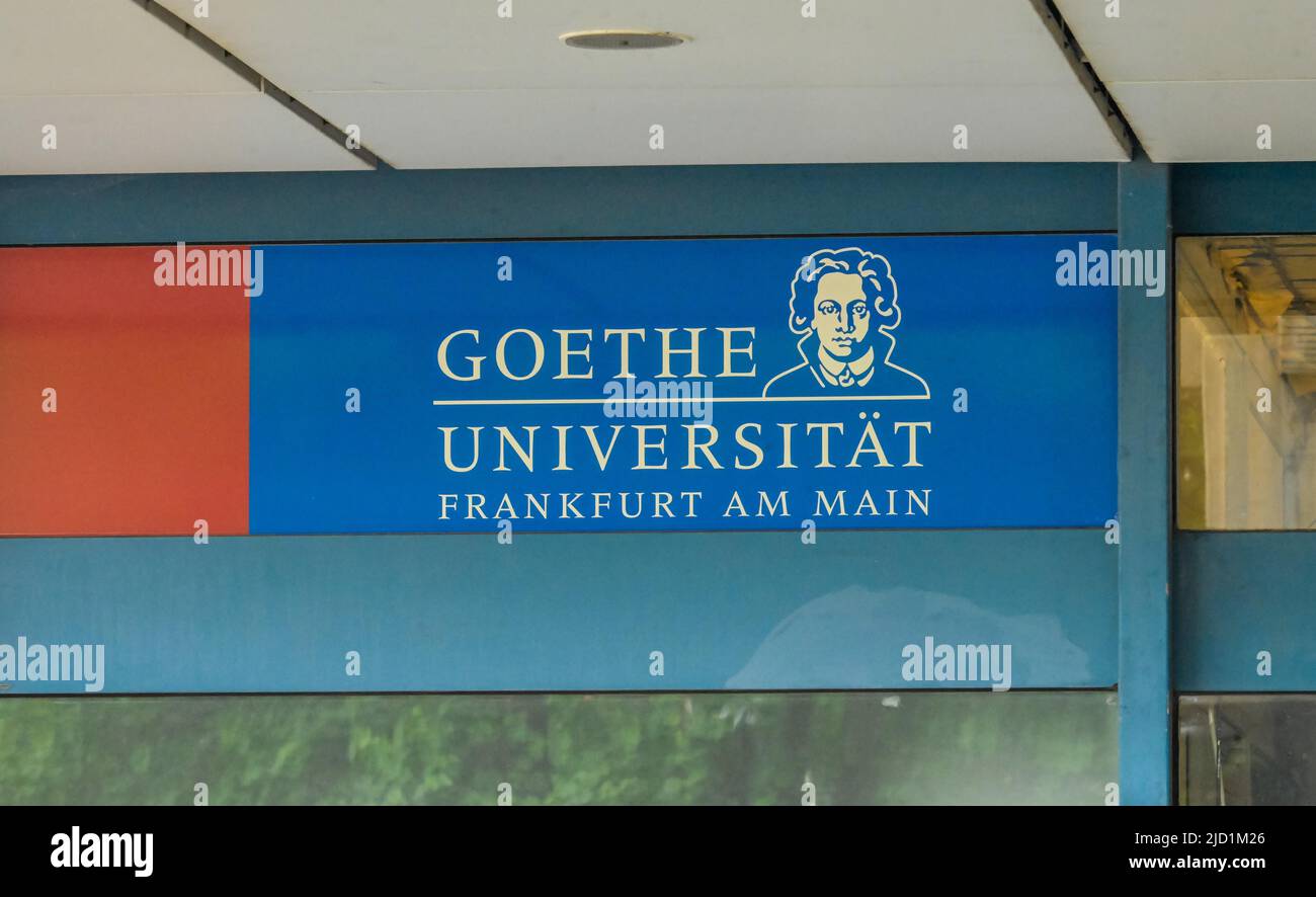 Goethe University, Bockenheim Campus, Frankfurt am Main, Hesse, Germany ...