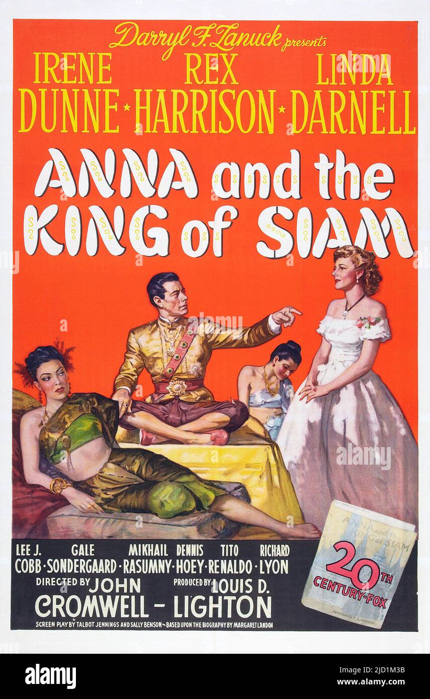 REX HARRISON, IRENE DUNNE and LINDA DARNELL in ANNA AND THE KING OF ...
