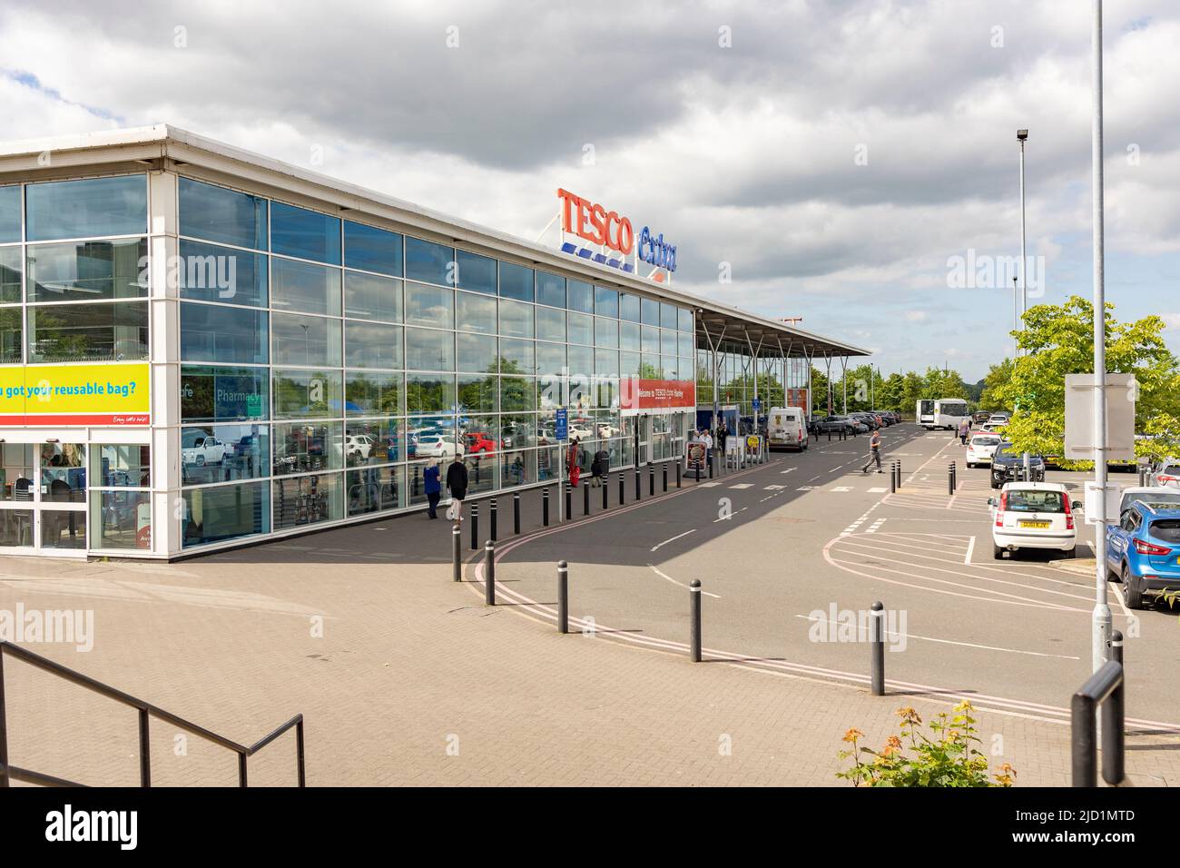 The Huge, large Tesco Extra Store on the out skirts of Hanley City ...
