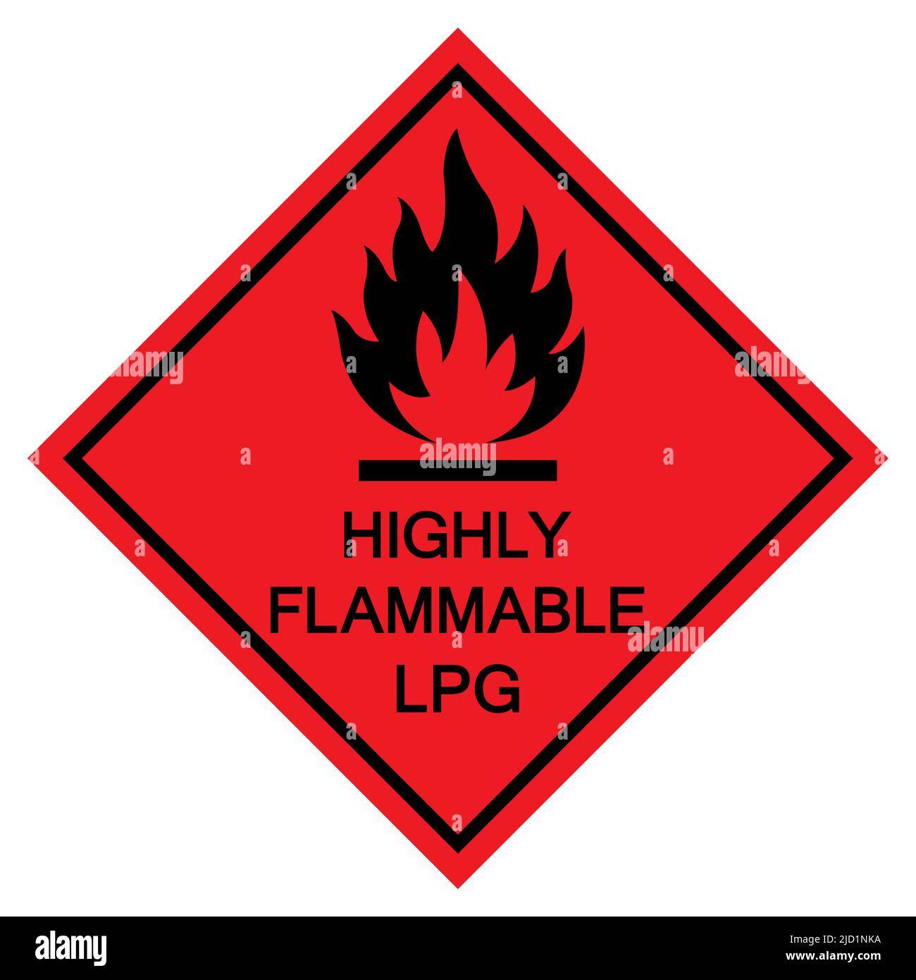 Flammable lpg sign hi-res stock photography and images - Alamy