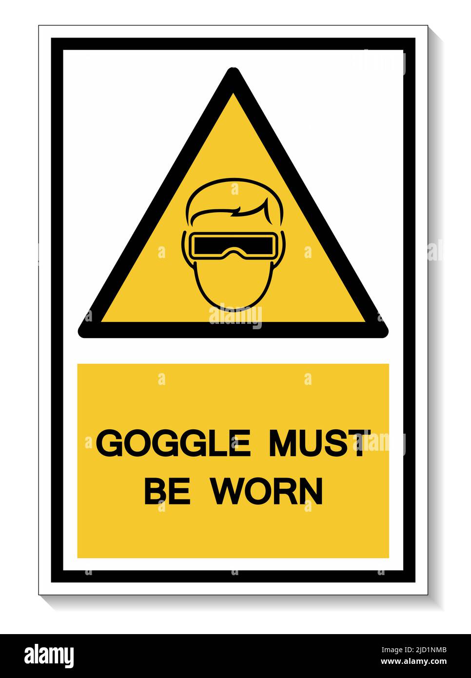 Symbol wear goggles Sign Isolate On White Background,Vector ...